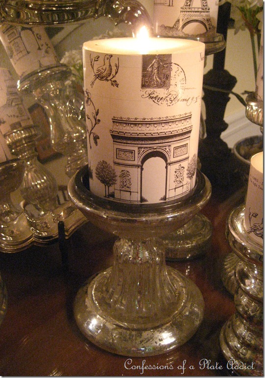 CONFESSIONS OF A PLATE ADDICT: Parisian Inspired Candles...and a Much ...